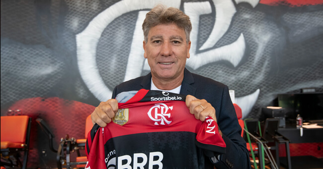 Renato Gaúcho é apresentado oficialmente como técnico do Flamengo ... Renato Gaúcho é apresentado oficialmente como técnico do Flamengo ...